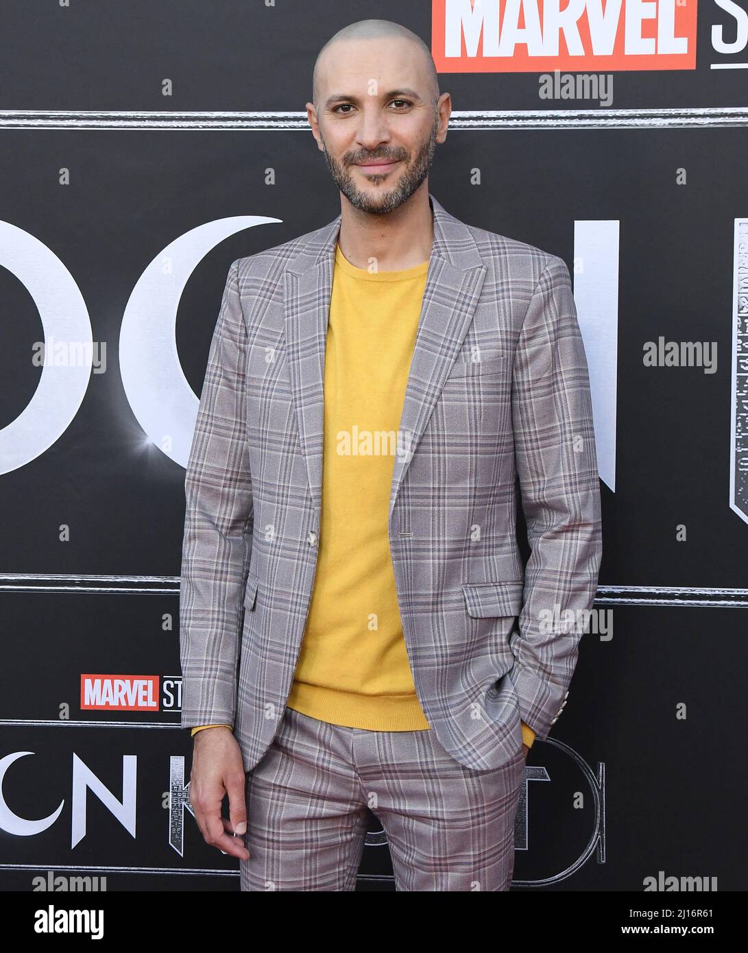 Los Angeles, USA. 22nd Mar, 2022. Mohamed Diab arrives at Marvel ...