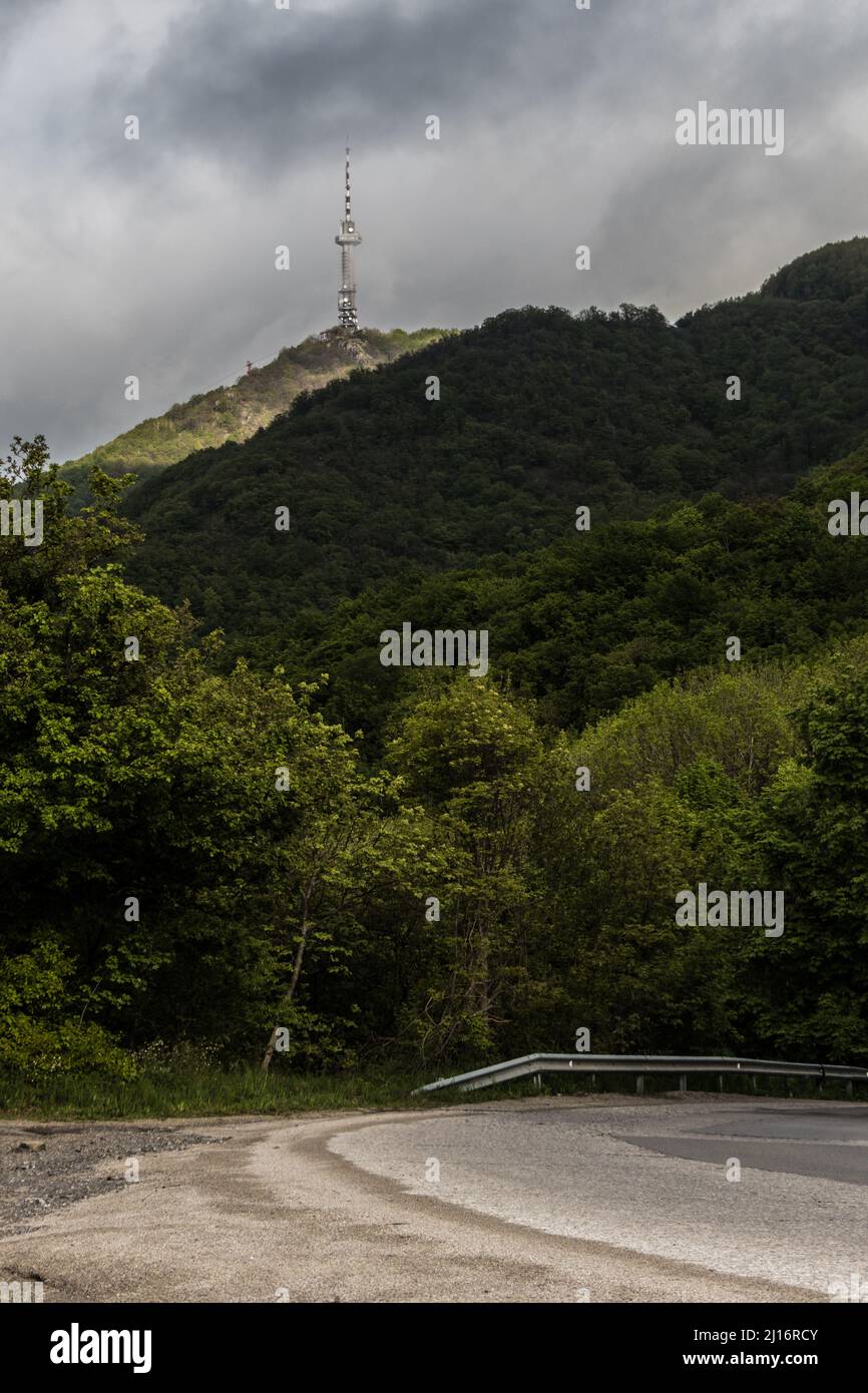 Communication tower on a mountain hi-res stock photography and images ...