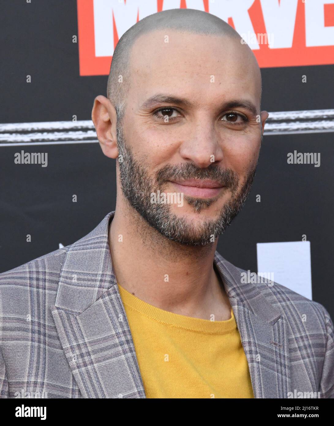 Los Angeles, USA. 22nd Mar, 2022. Mohamed Diab arrives at Marvel ...