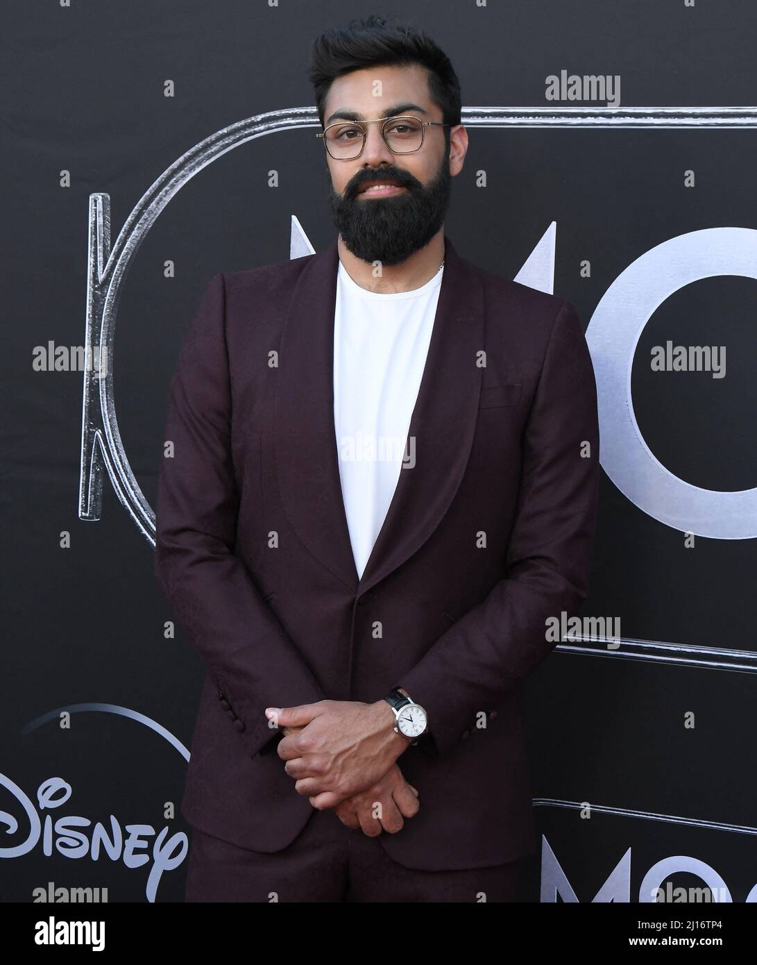 Los Angeles, USA. 22nd Mar, 2022. Saagar Shaikh arrives at Marvel ...