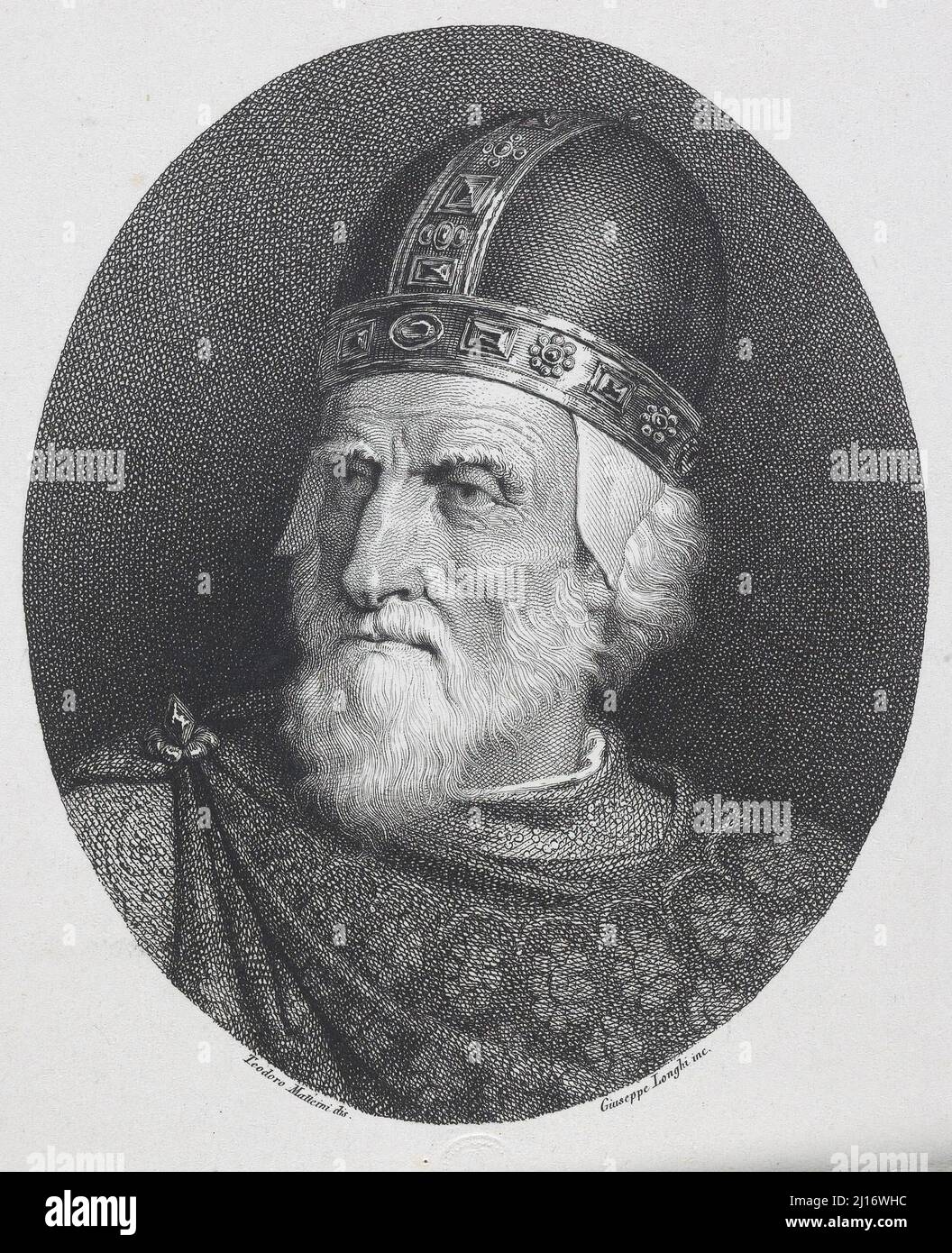 Artist Theodoro Matteini: Carolus Magnus Emperor Charlemagne The Great ...