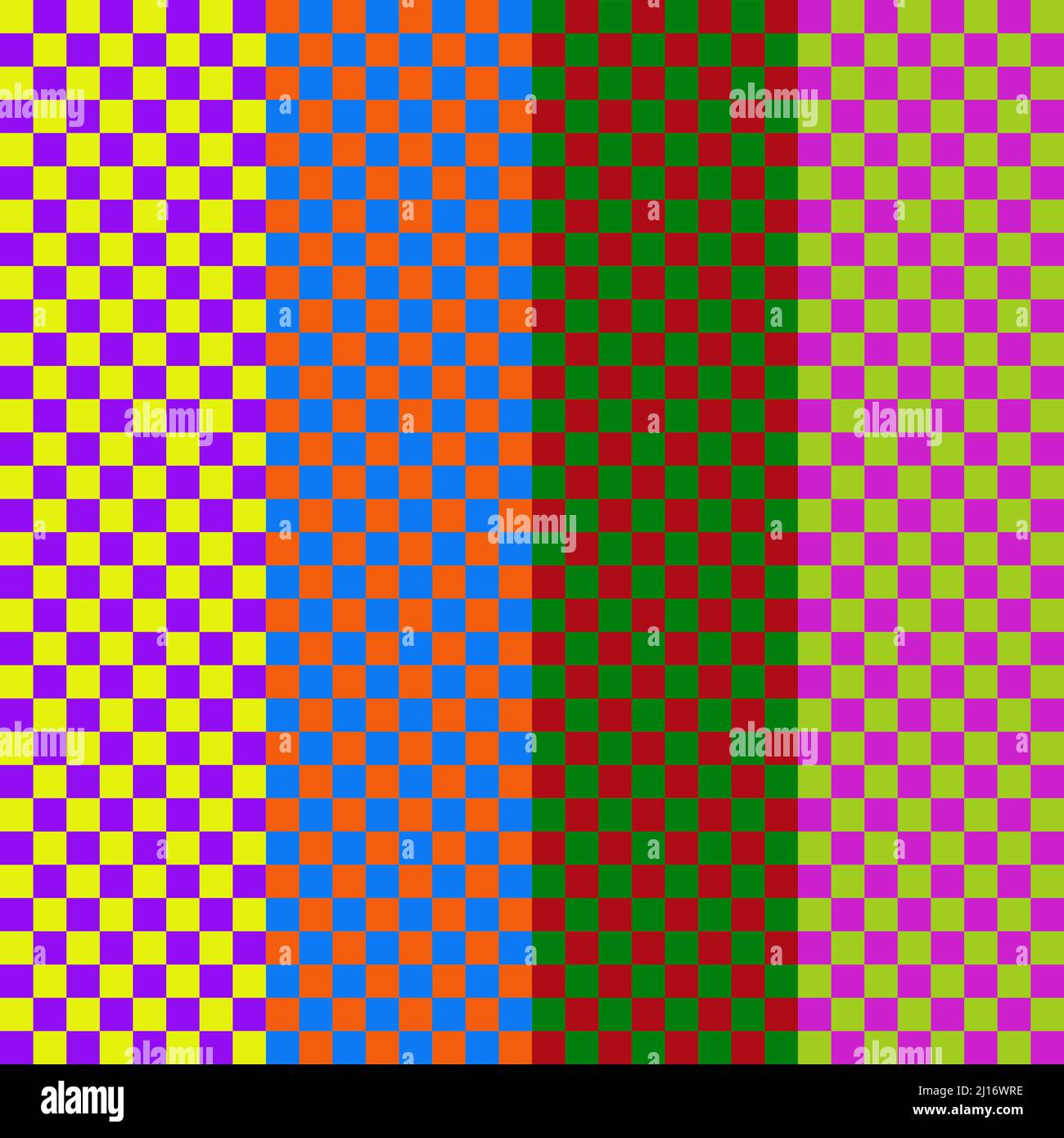 Vector Seamless Pattern : 4 column of different colors pattern with ...