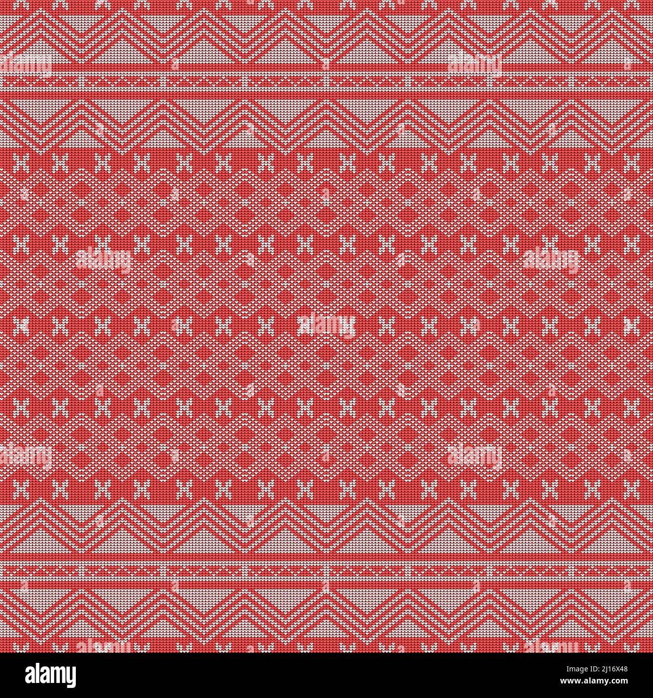 seamless ethnic patterns. knitted fabrics, Traditional tribal texture ...