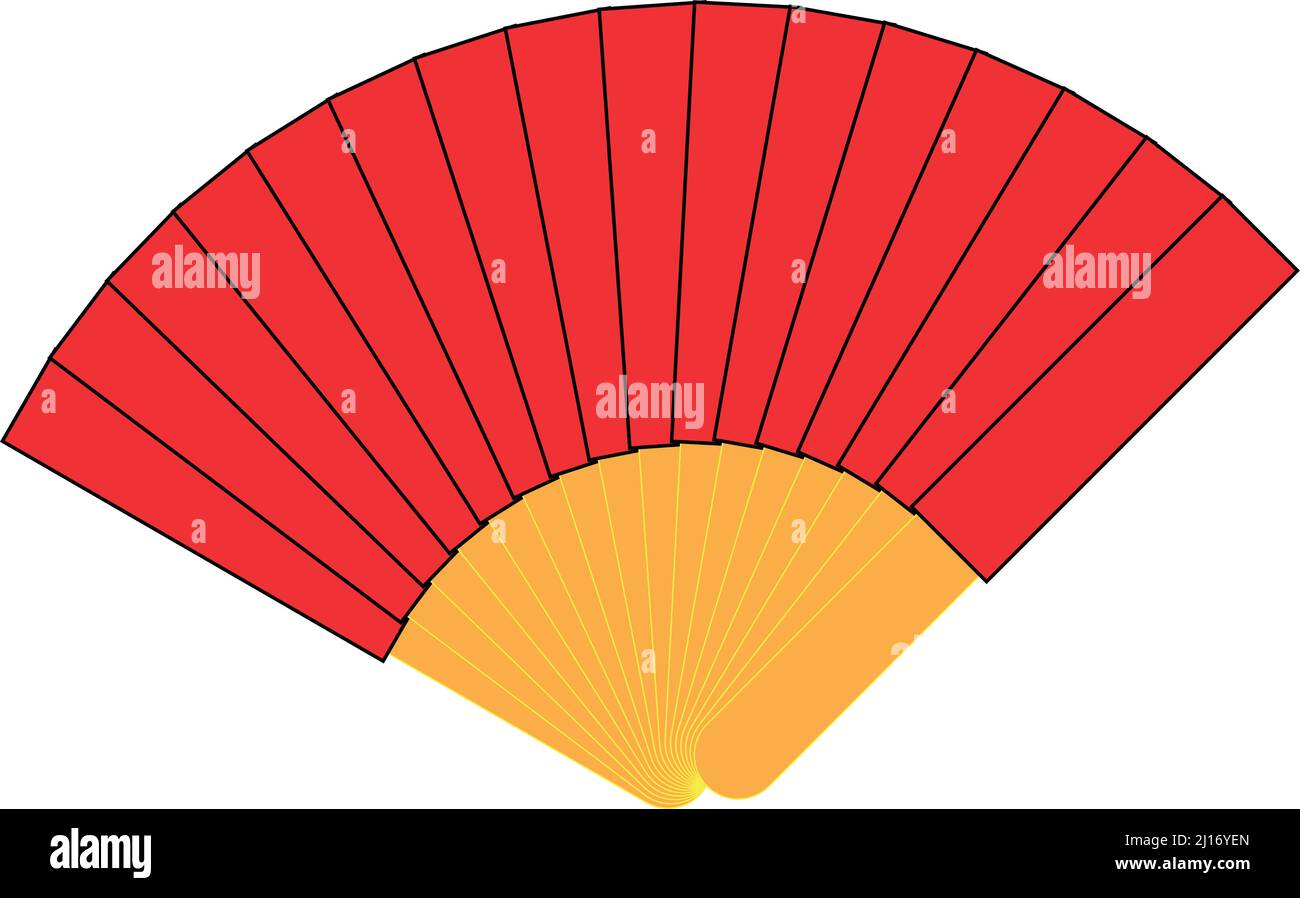Hand fan texture Stock Vector Images - Alamy