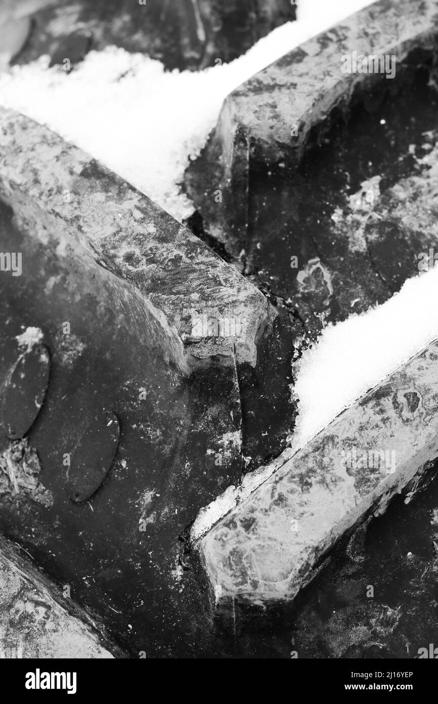 Full frame closeup of an old tractor tire Stock Photo - Alamy