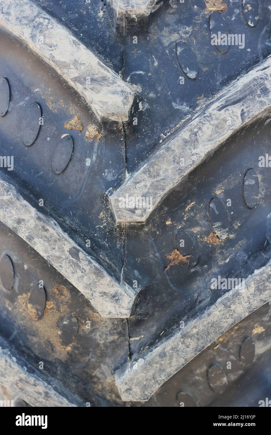 Full frame closeup of an old tractor tire Stock Photo - Alamy