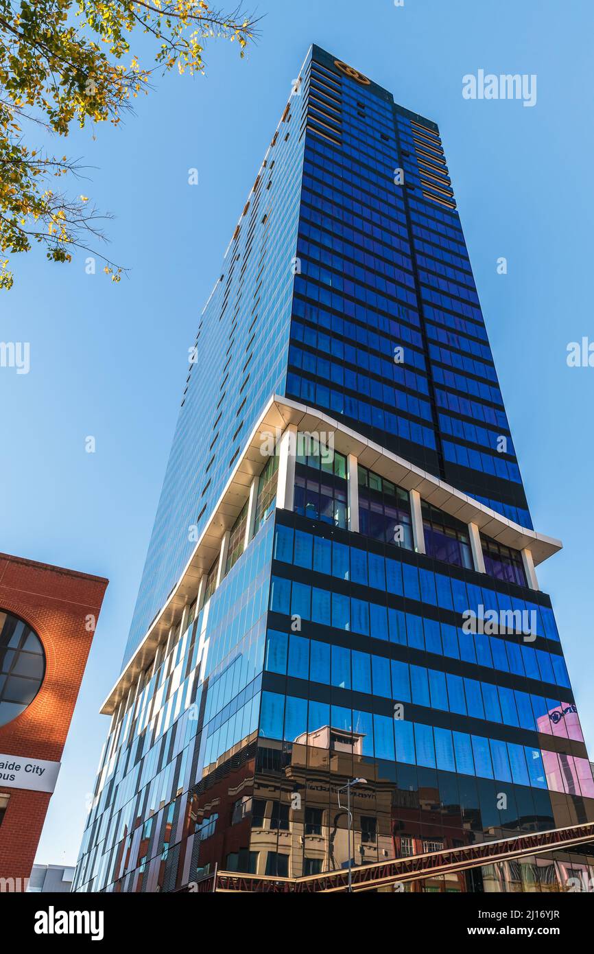 Adelaide CBD, Australia - April 4, 2021: Light Square, also known as ...