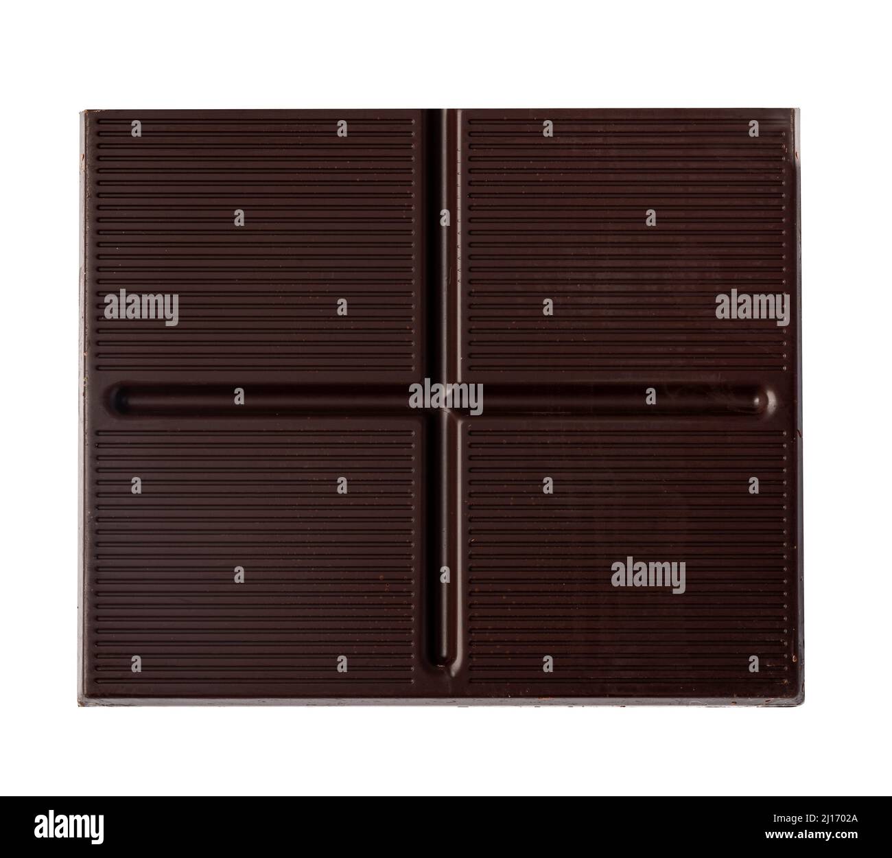 Small chocolate bar isolated on white background Stock Photo - Alamy