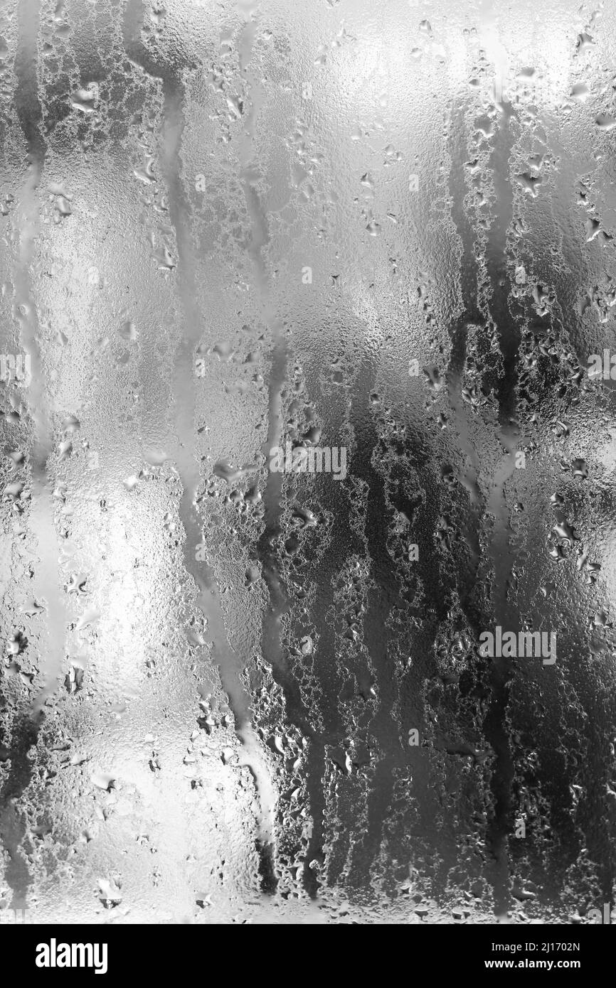 Drips on window Black and White Stock Photos & Images - Alamy