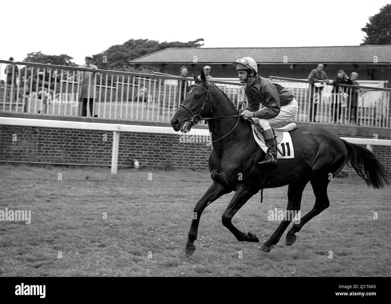 File photo dated 29-07-1970 of Treasury Bill ridden by Jimmy Lindley at ...