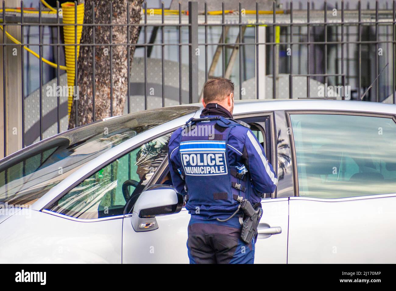 Police fining hi-res stock photography and images - Alamy