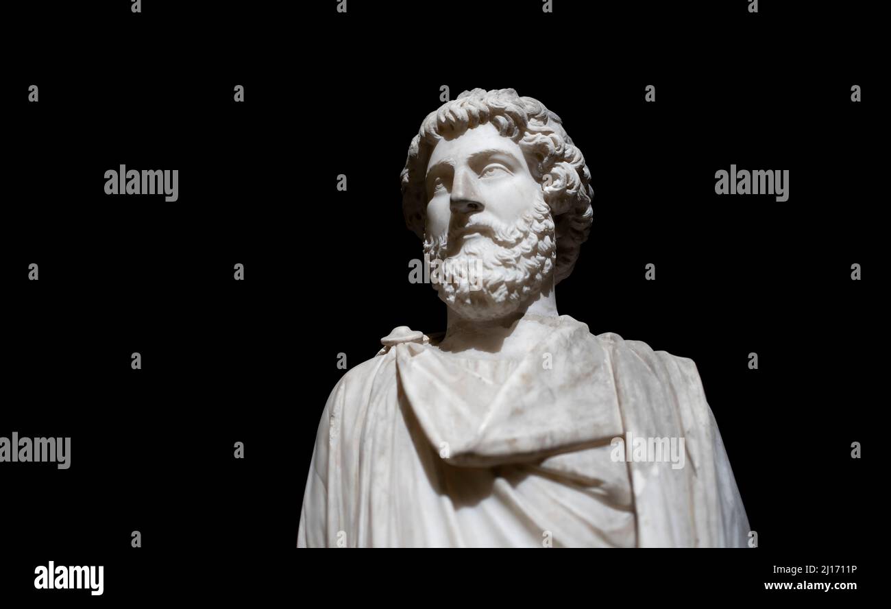 Greek bust on background hi-res stock photography and images - Alamy
