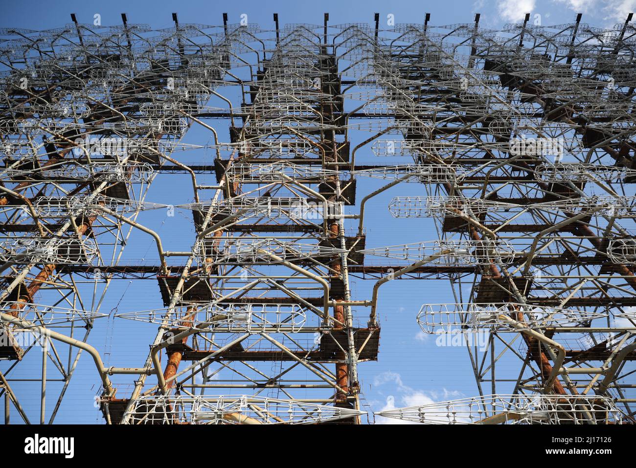 Duga Radar in Chernobyl Exclusion Zone, Chernobyl, Ukraine Stock Photo ...
