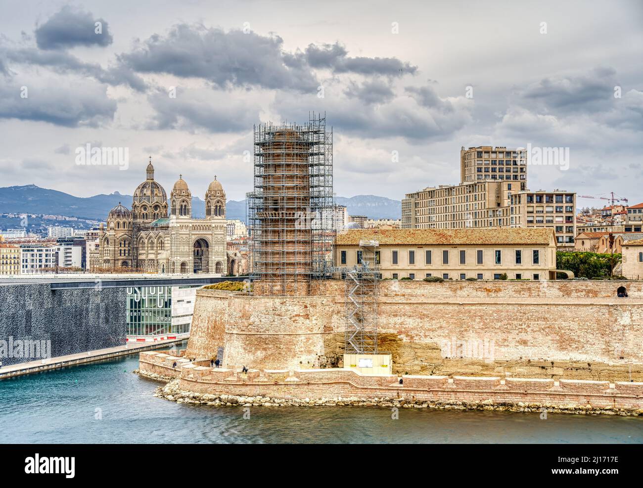 Marseille landmarks, HDR Image Stock Photo - Alamy