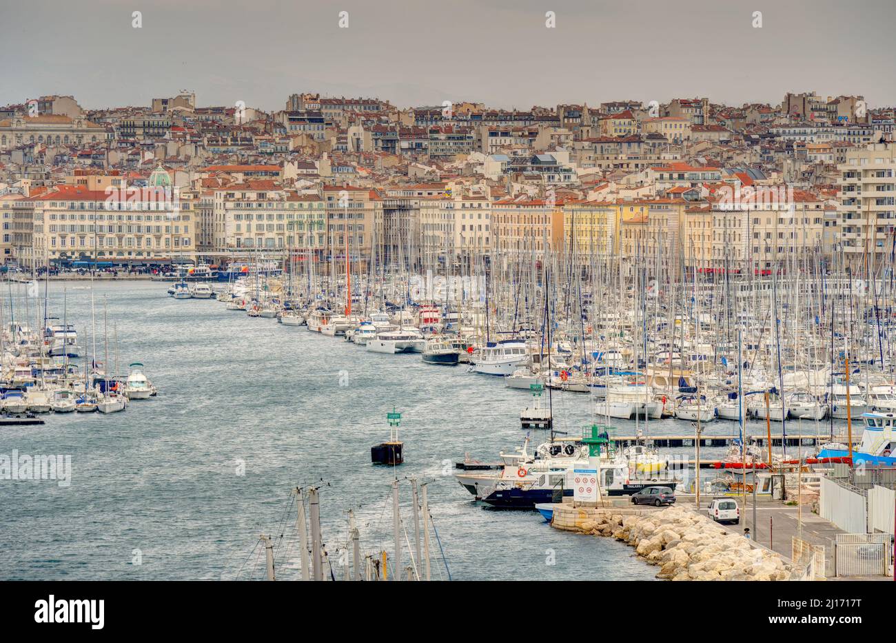 Marseille landmarks, HDR Image Stock Photo - Alamy