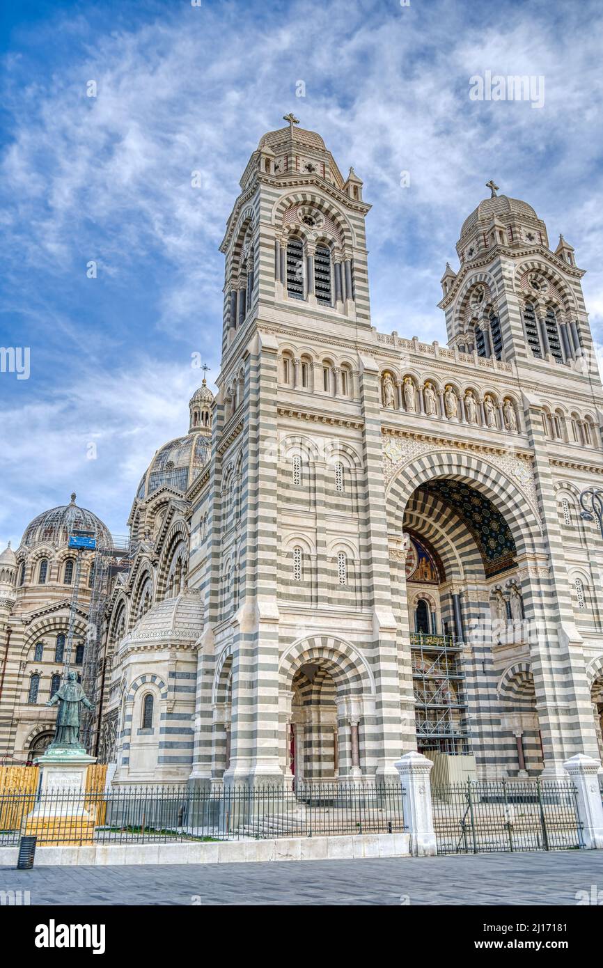 Marseille landmarks, HDR Image Stock Photo - Alamy