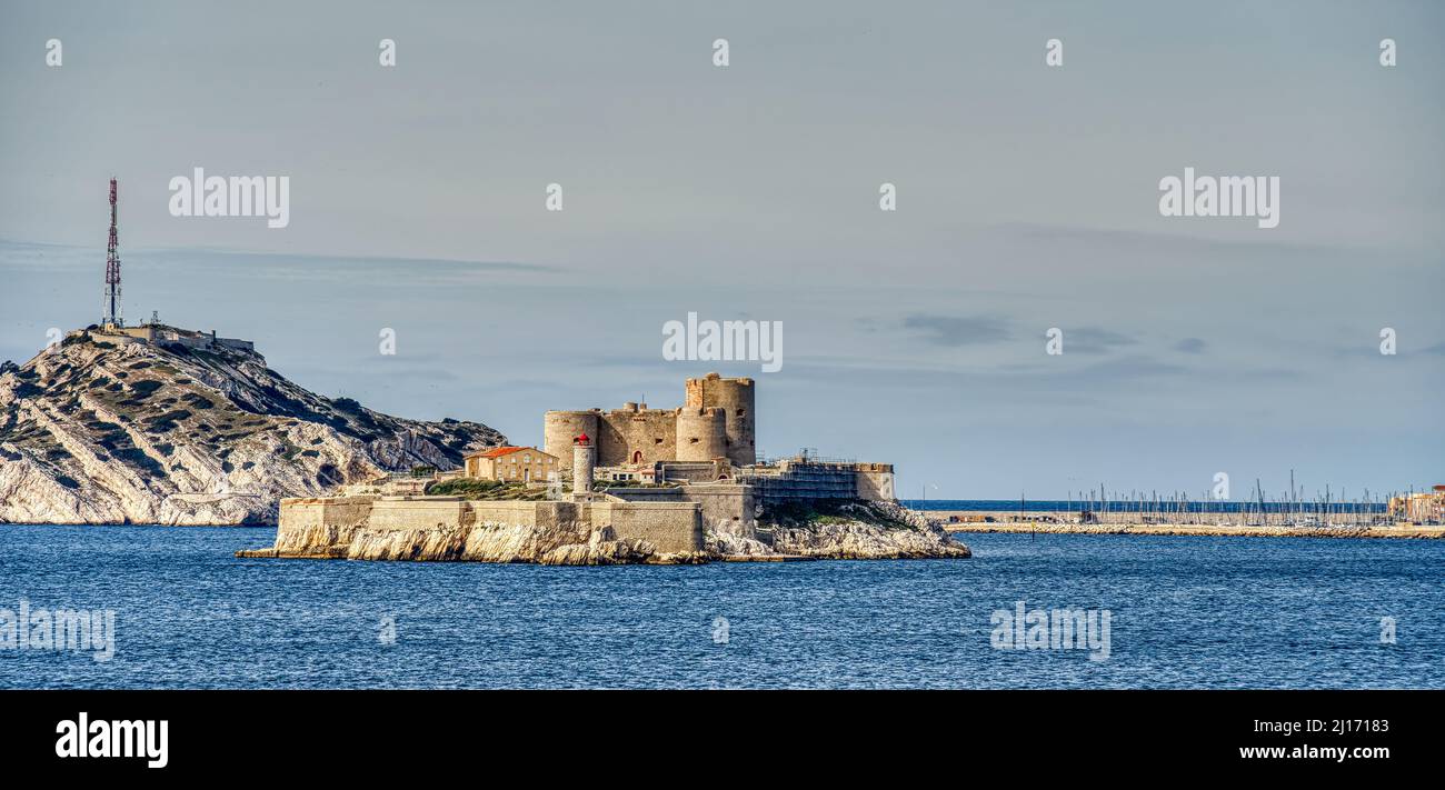 Marseille landmarks, HDR Image Stock Photo - Alamy