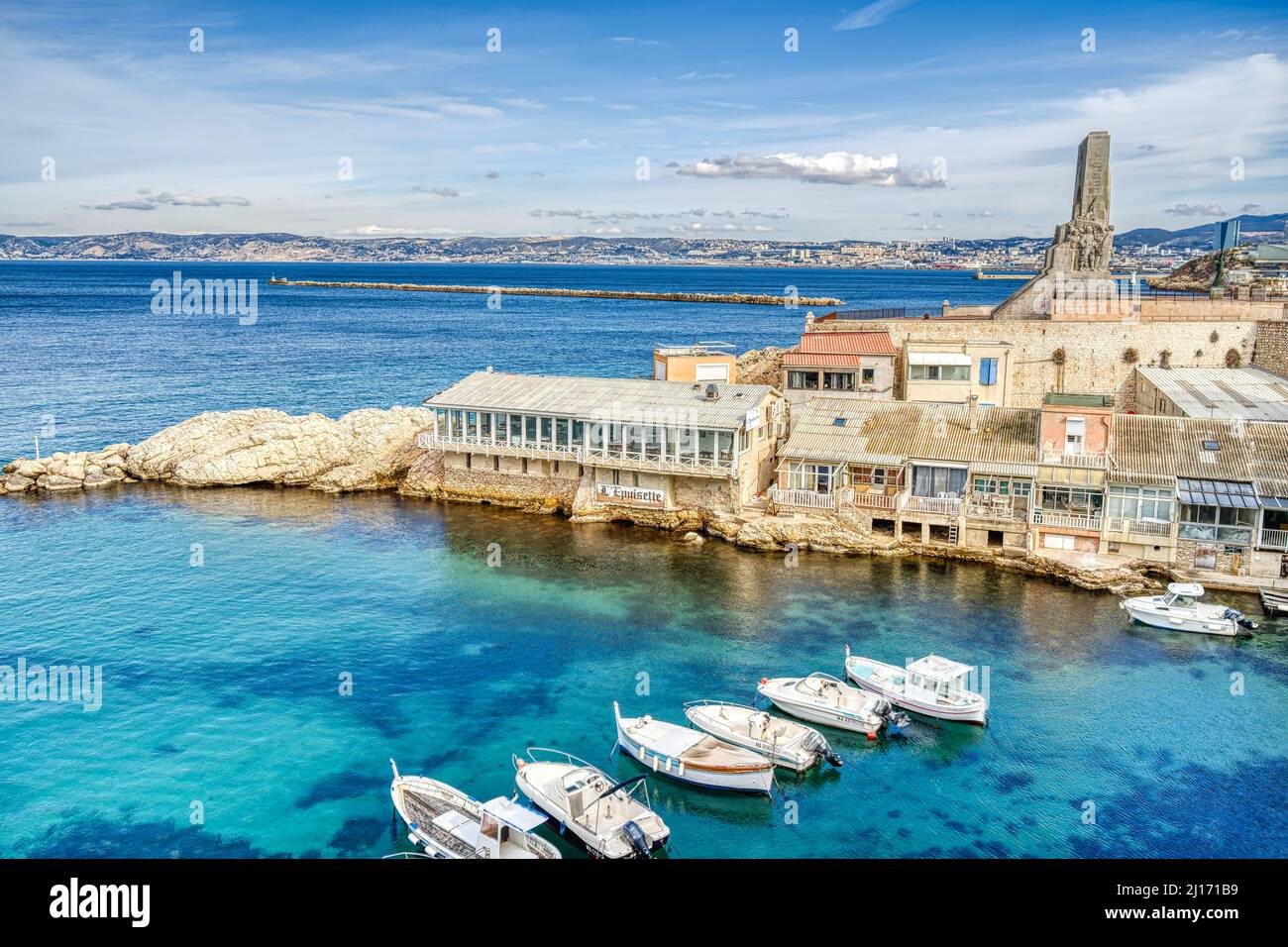 Marseille landmarks, HDR Image Stock Photo - Alamy