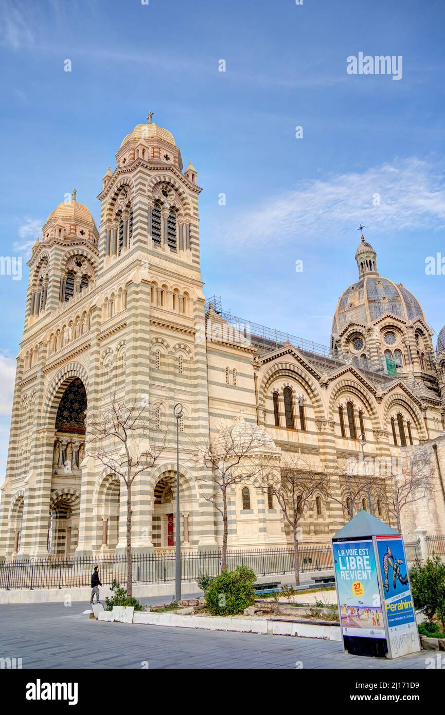 Marseille landmarks, HDR Image Stock Photo - Alamy