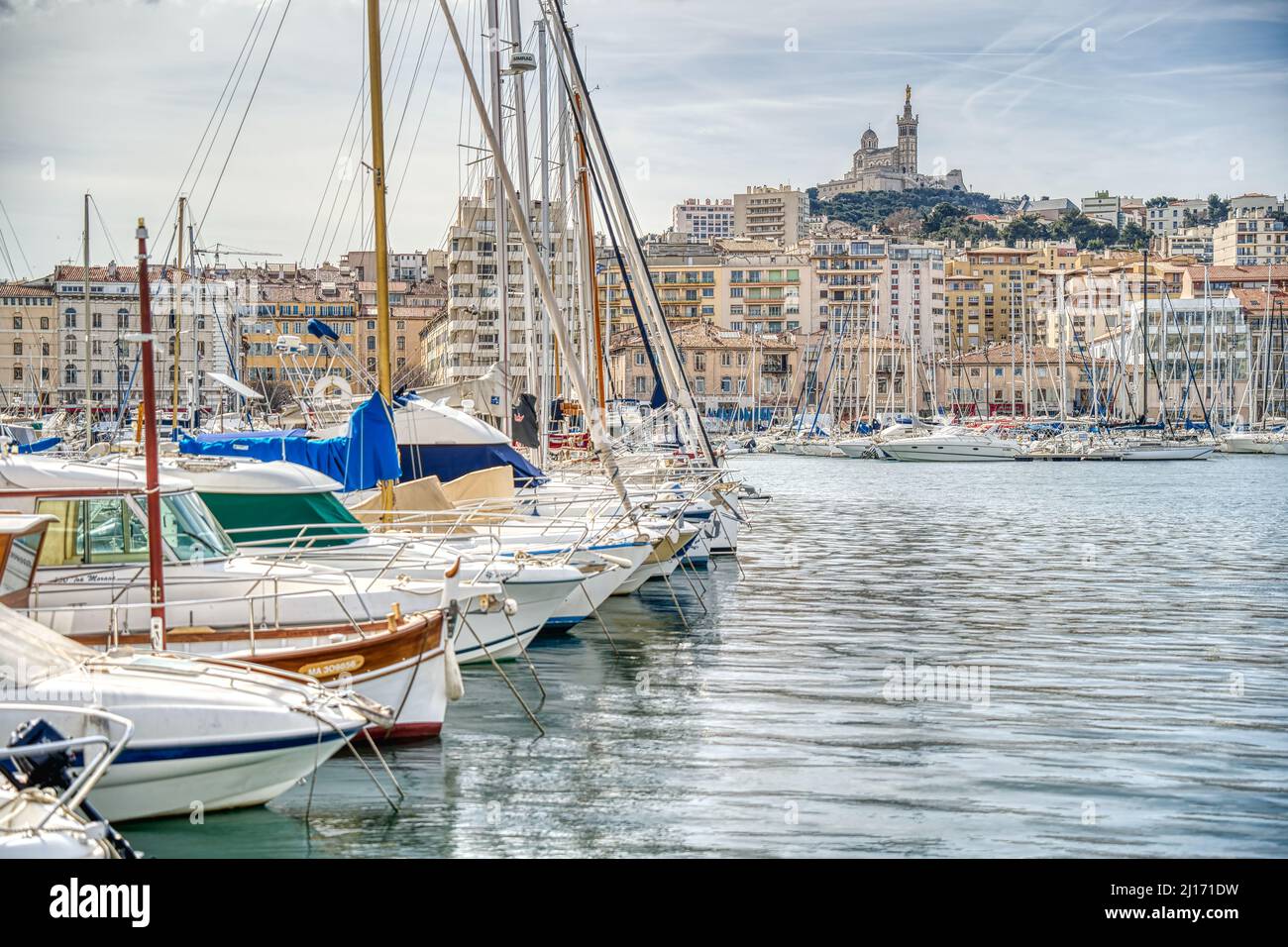 Marseille landmarks, HDR Image Stock Photo - Alamy