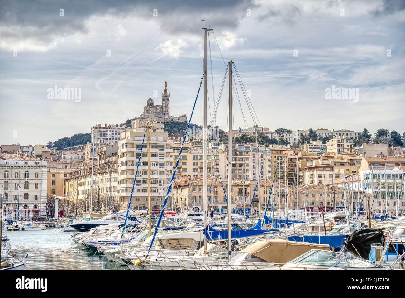 Marseille landmarks, HDR Image Stock Photo - Alamy