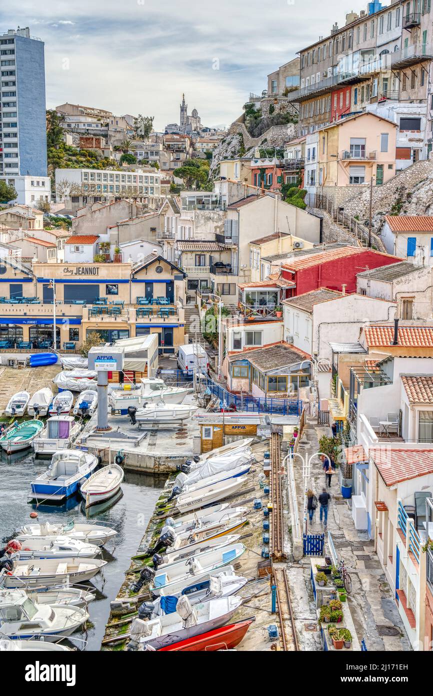 Marseille landmarks, HDR Image Stock Photo - Alamy