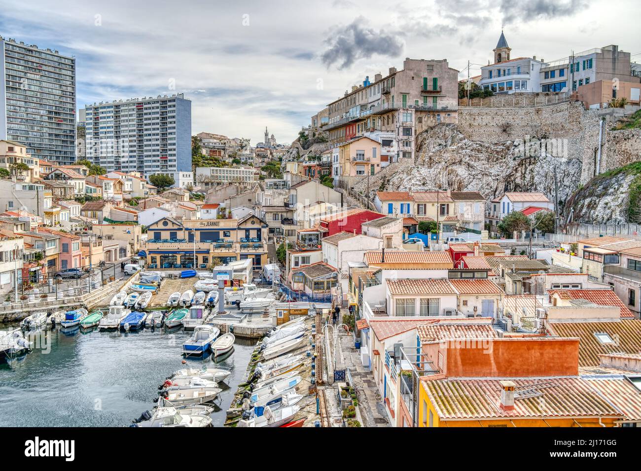Marseille landmarks, HDR Image Stock Photo - Alamy