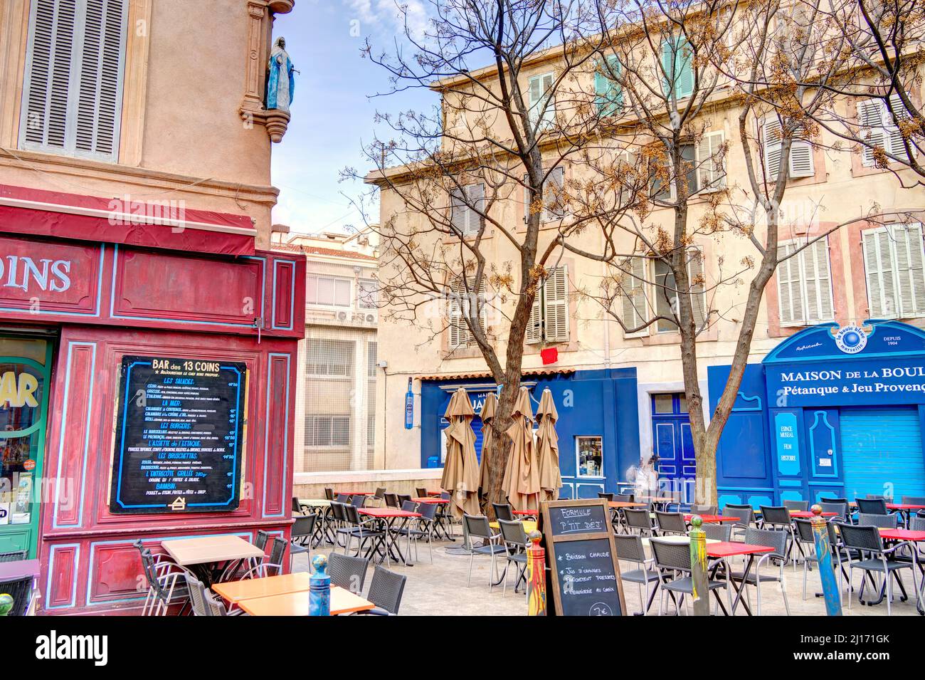 Marseille landmarks, HDR Image Stock Photo - Alamy
