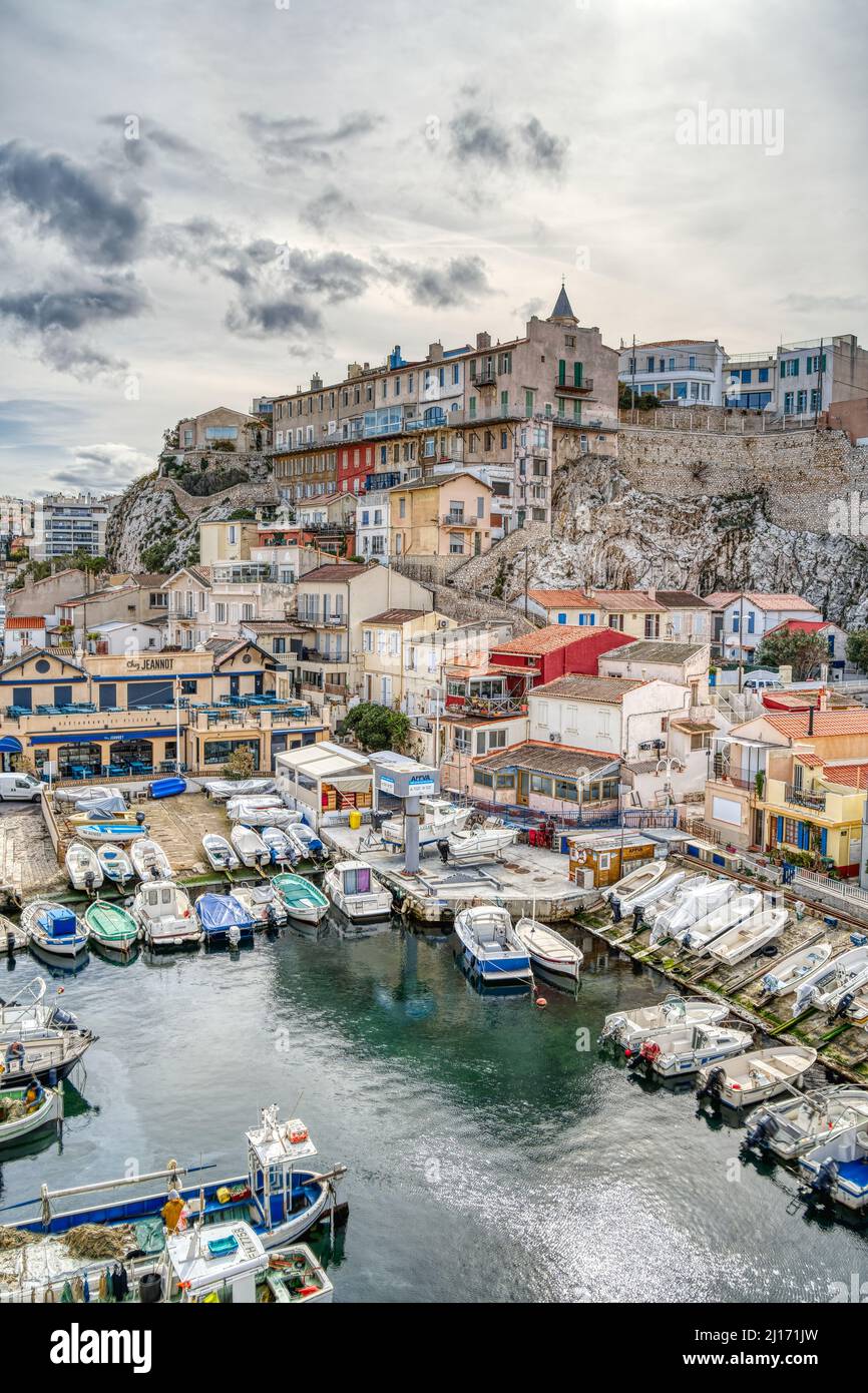 Marseille landmarks, HDR Image Stock Photo - Alamy