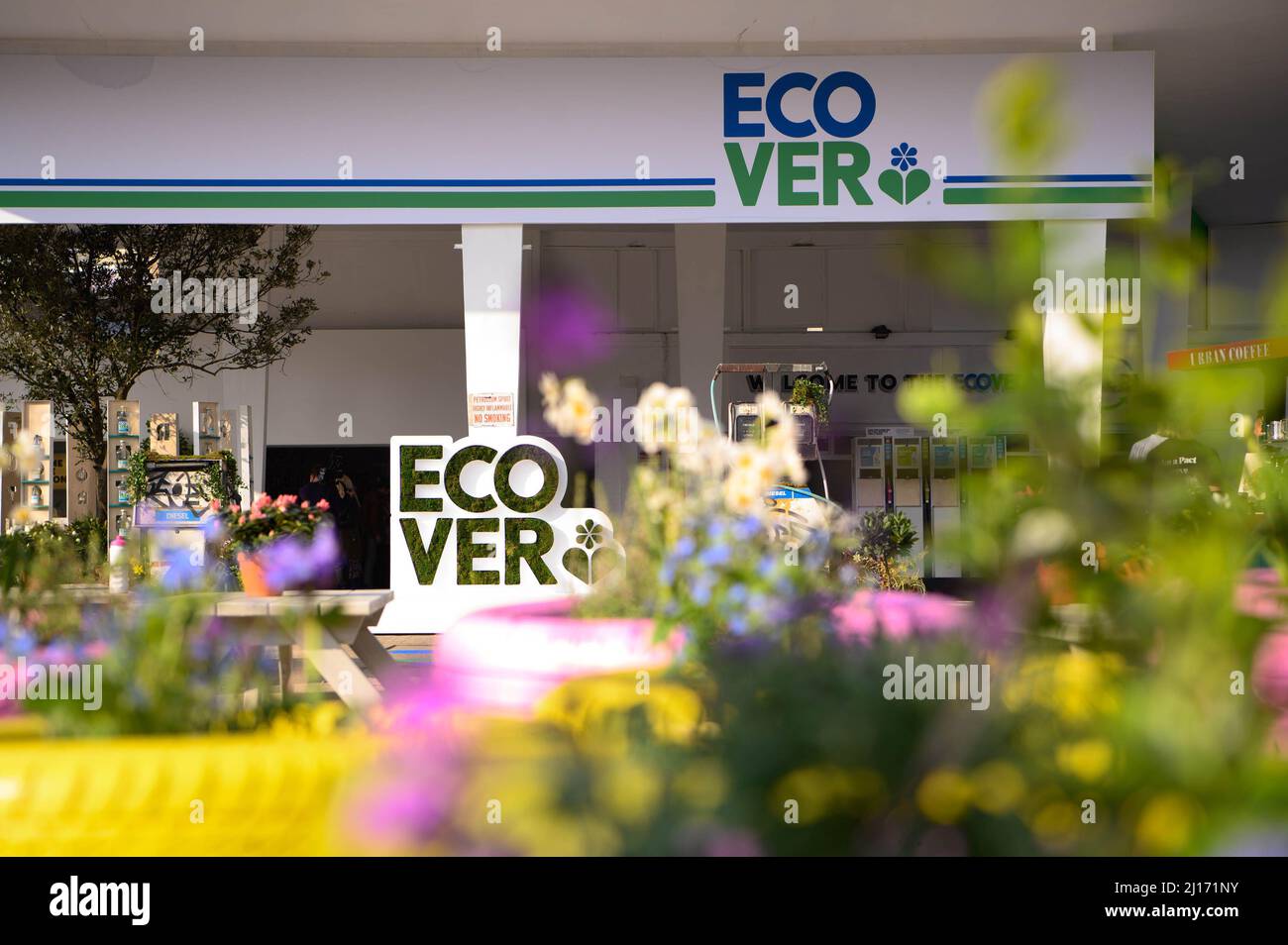 EDITORIAL USE ONLY General views at the launch of The Ecover Refillery ...