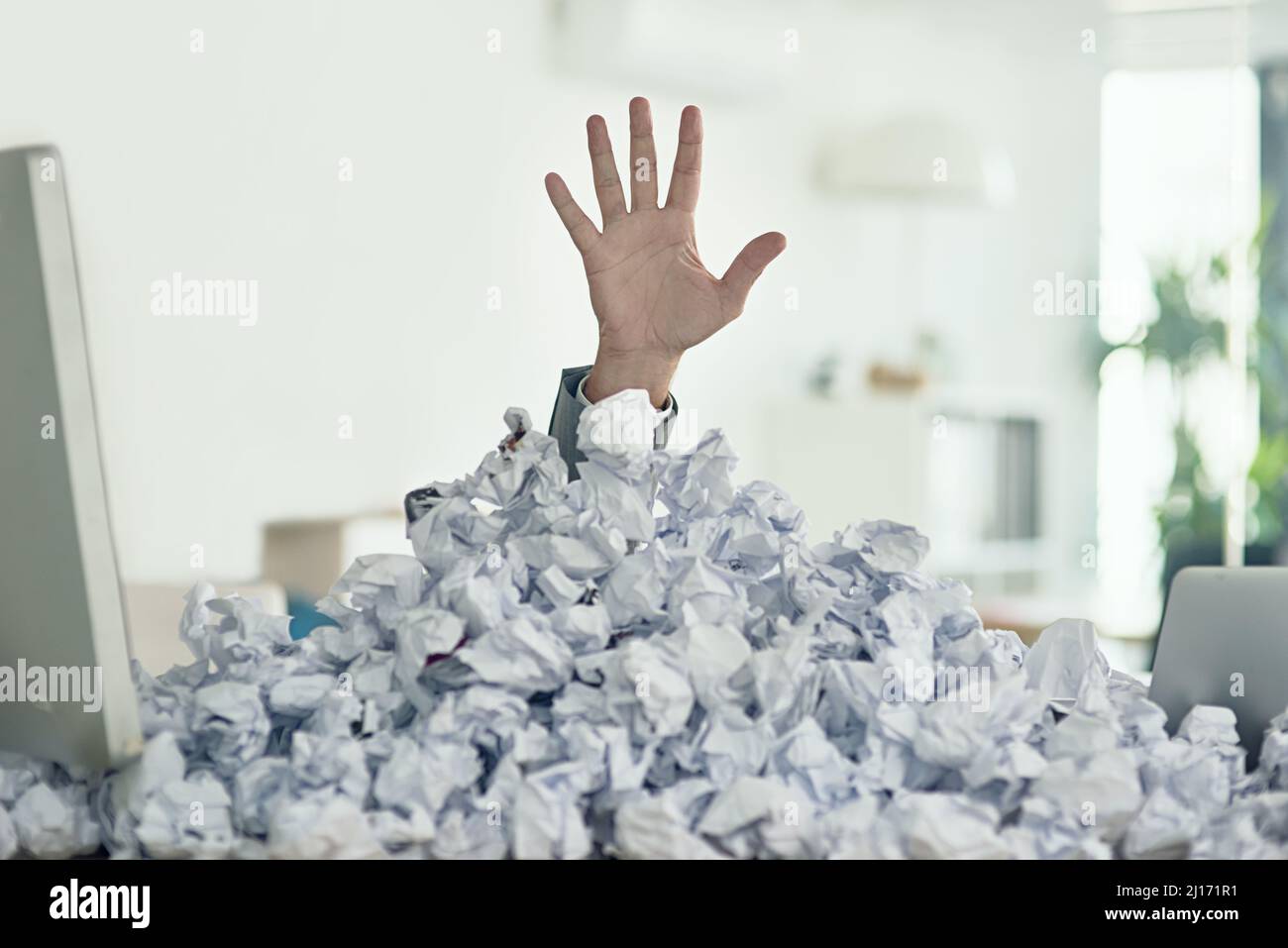 Theres a light at the end of the admin tunnel. Shot of an ...