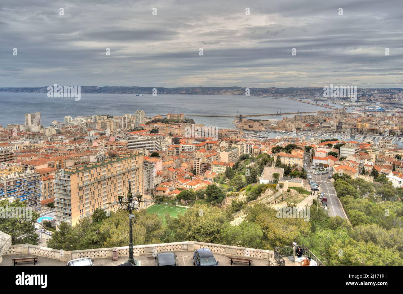 Marseille landmarks, HDR Image Stock Photo - Alamy