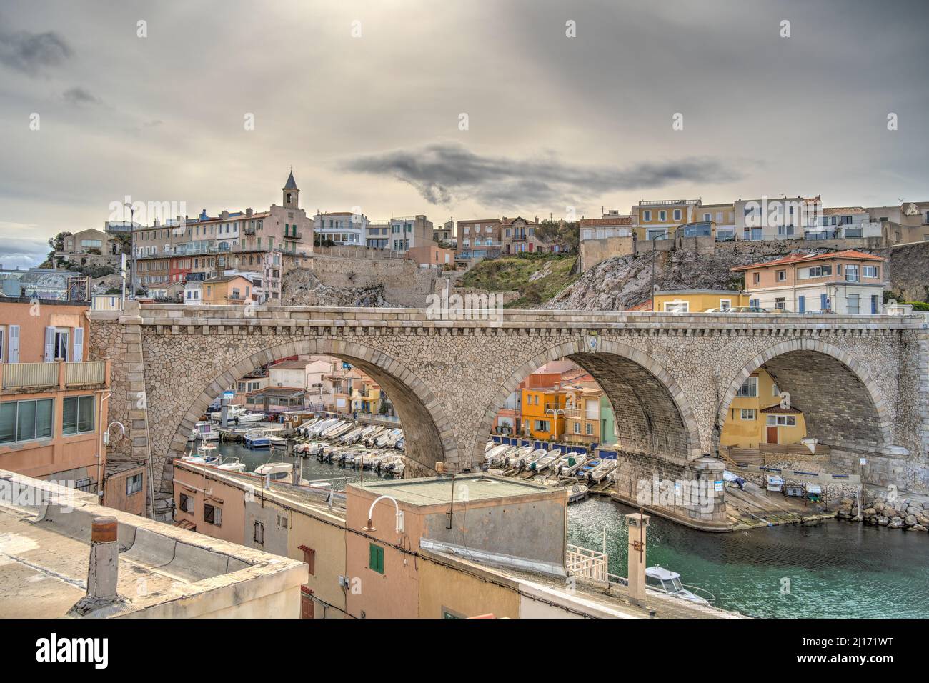 Marseille landmarks, HDR Image Stock Photo - Alamy