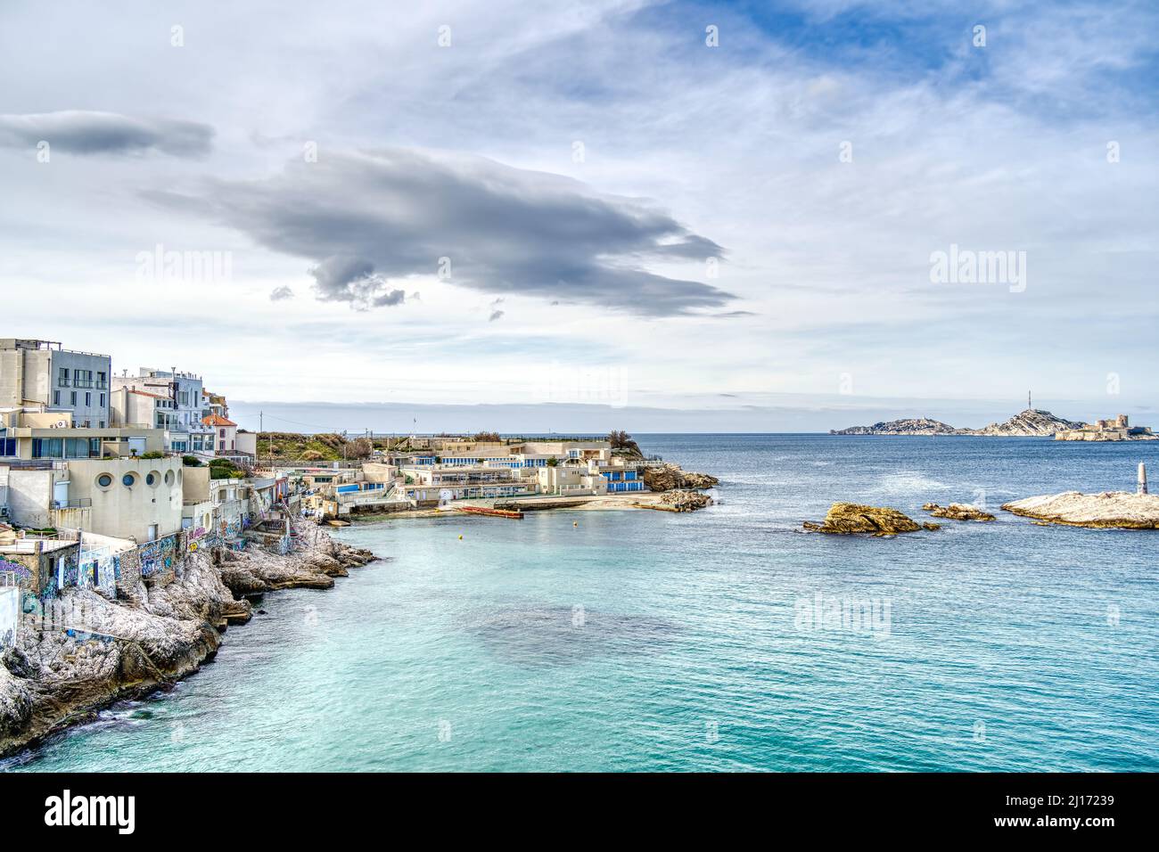 Marseille landmarks, HDR Image Stock Photo - Alamy