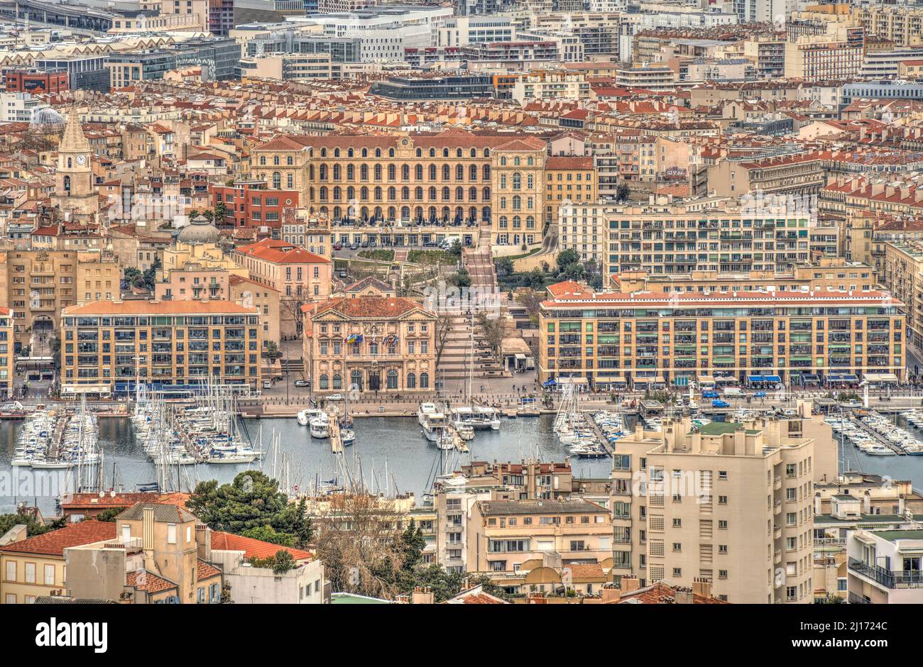 Marseille landmarks, HDR Image Stock Photo - Alamy