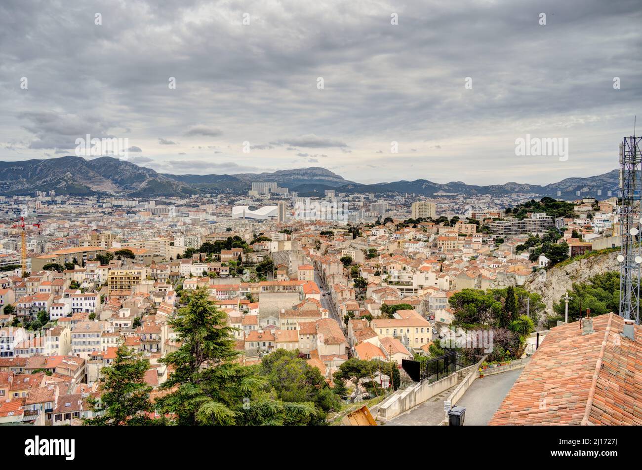 Marseille landmarks, HDR Image Stock Photo - Alamy
