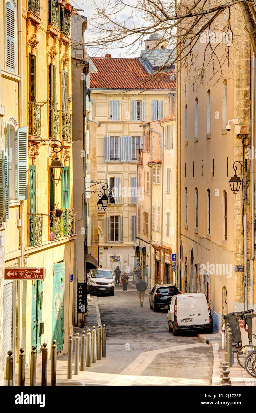 Marseille landmarks, HDR Image Stock Photo - Alamy