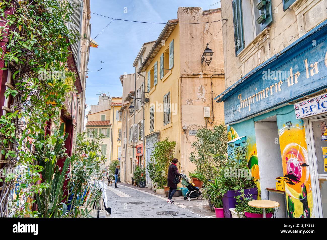 Marseille landmarks, HDR Image Stock Photo - Alamy