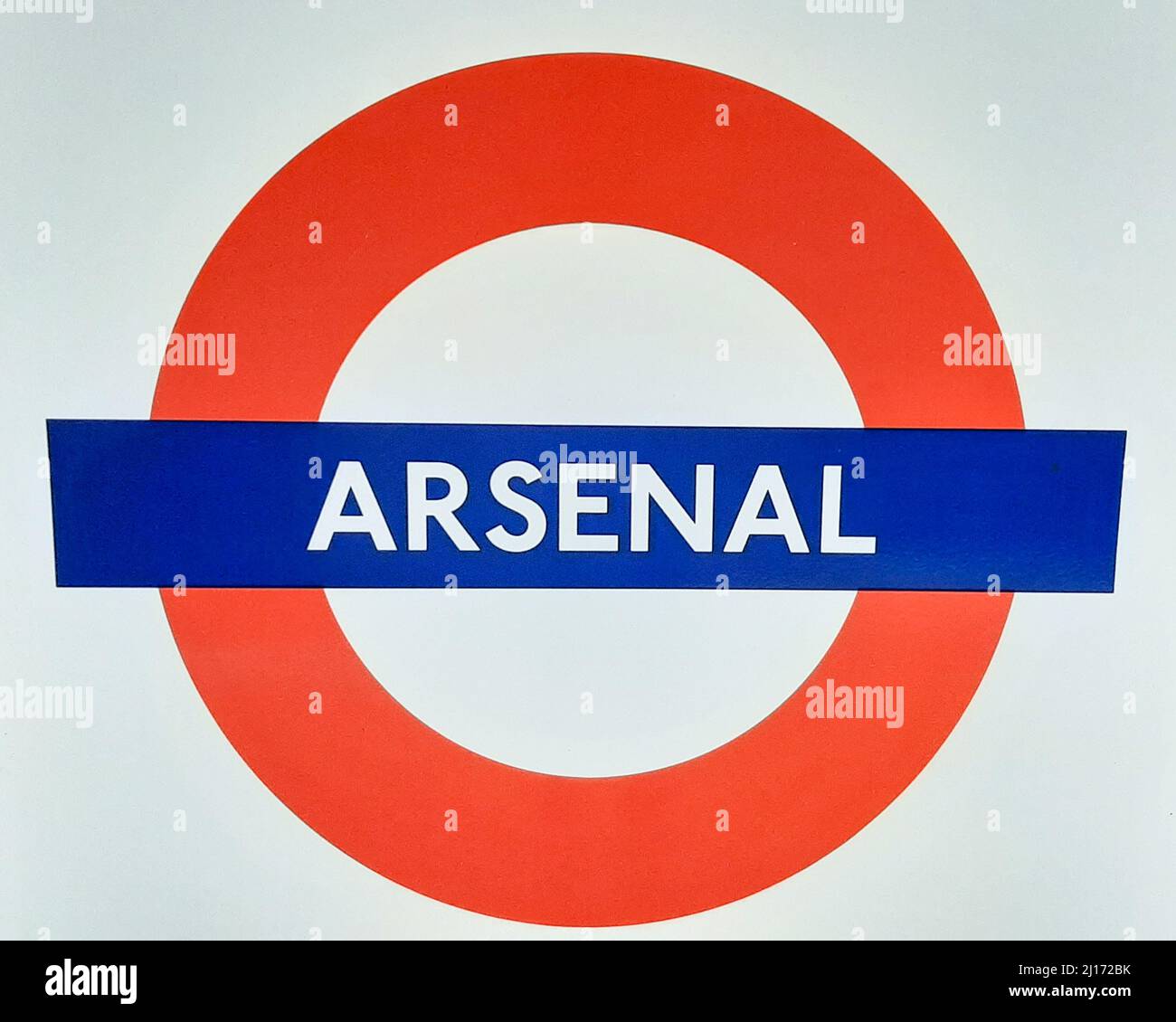 Arsenal underground station hi-res stock photography and images - Alamy