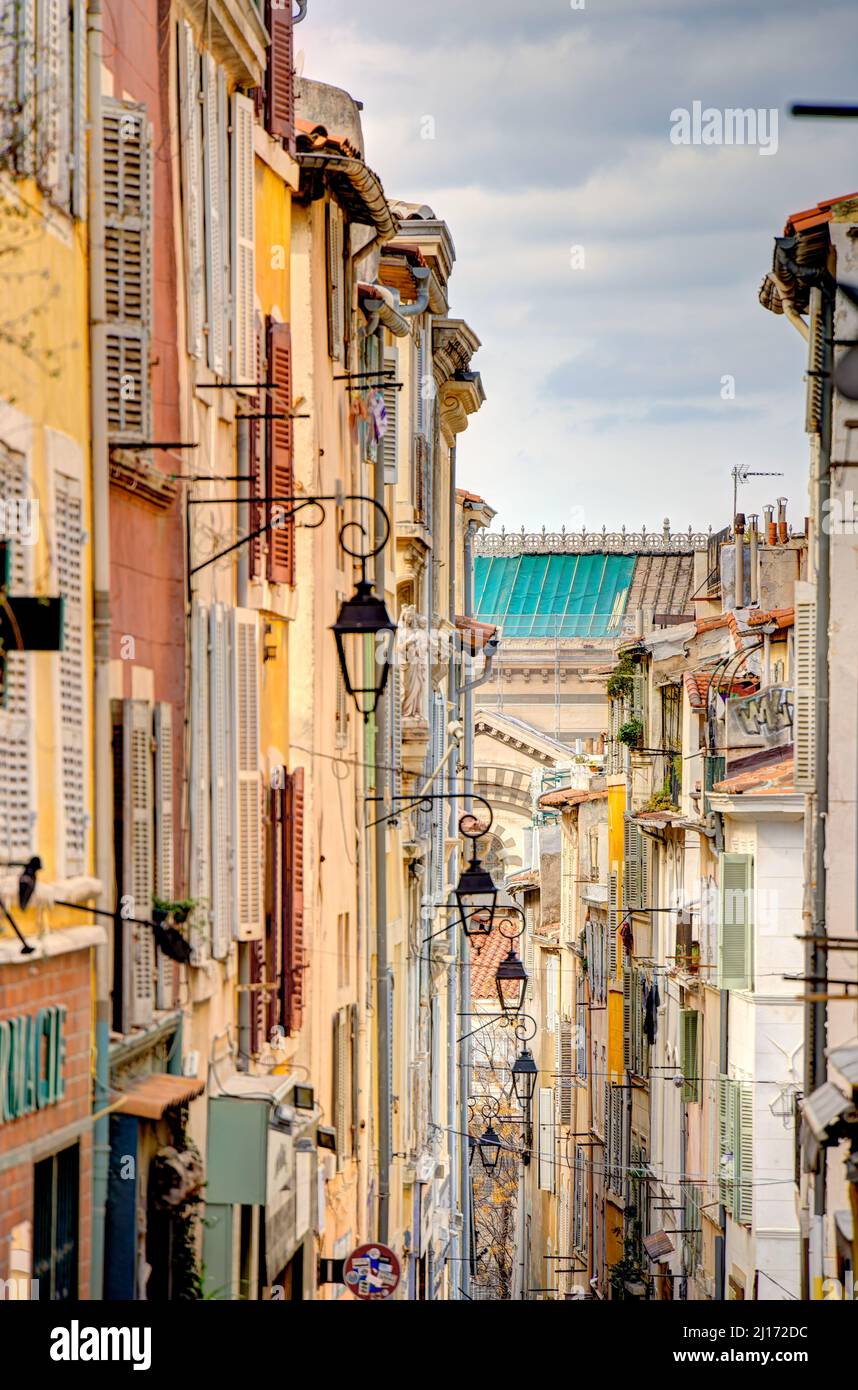 Marseille landmarks, HDR Image Stock Photo - Alamy