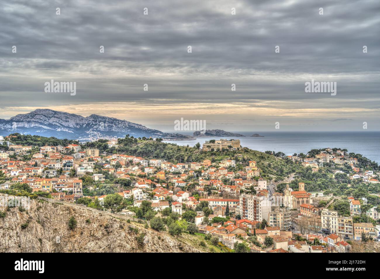 Marseille landmarks, HDR Image Stock Photo - Alamy