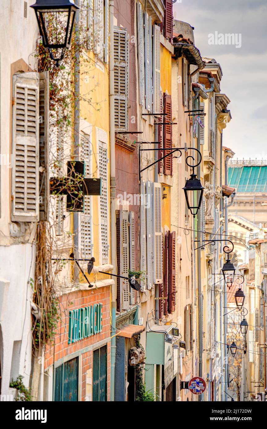 Marseille landmarks, HDR Image Stock Photo - Alamy