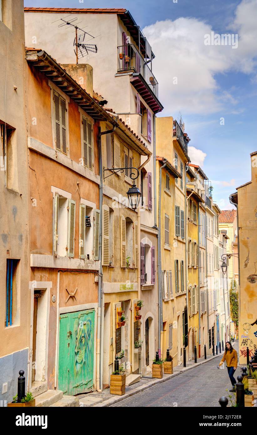 Marseille landmarks, HDR Image Stock Photo - Alamy