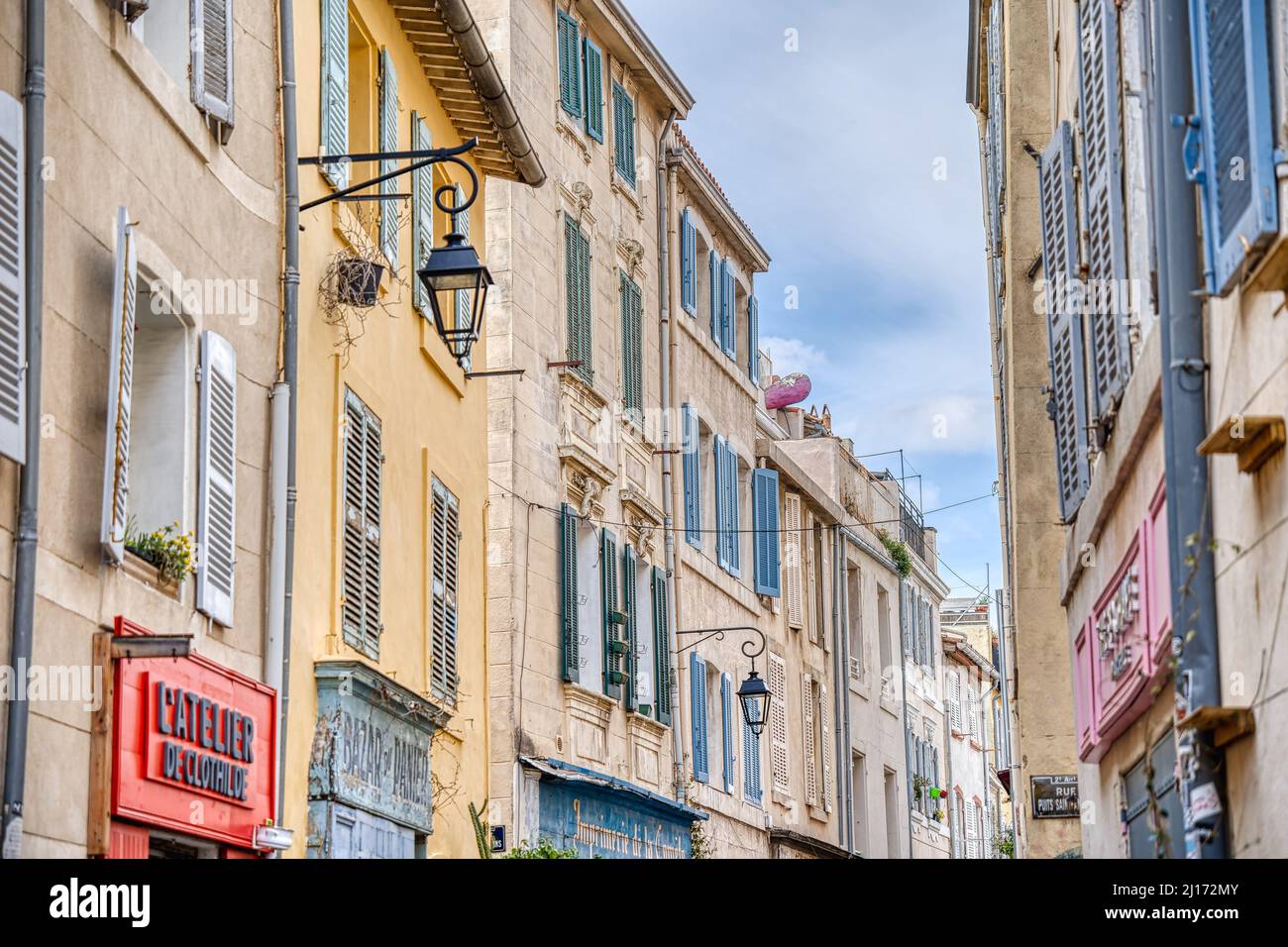 Marseille landmarks, HDR Image Stock Photo - Alamy
