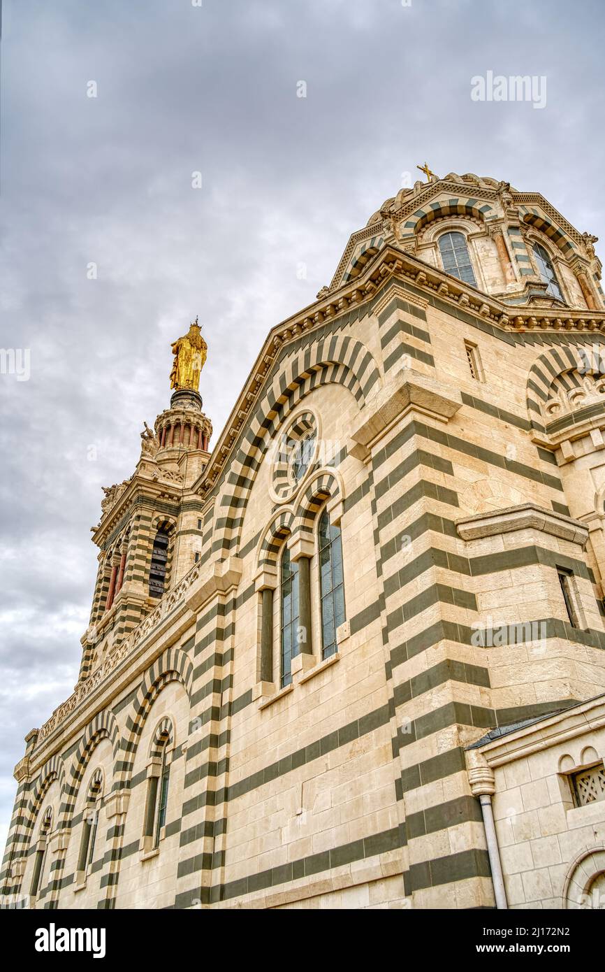 Marseille landmarks, HDR Image Stock Photo - Alamy