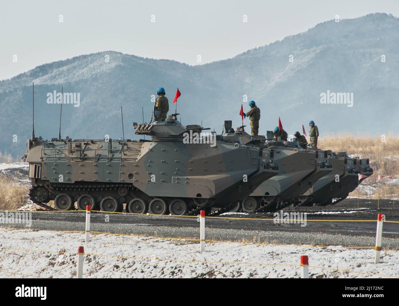Gotemba, Japan. 23rd Mar, 2022. AAV(Assault Amphibious Vehicle)-7 of ...