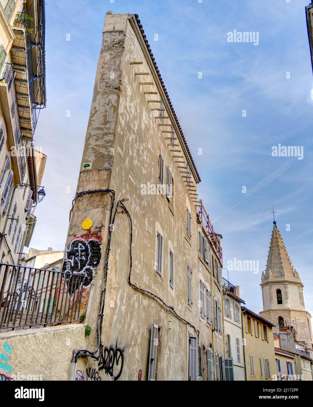 Marseille landmarks, HDR Image Stock Photo - Alamy