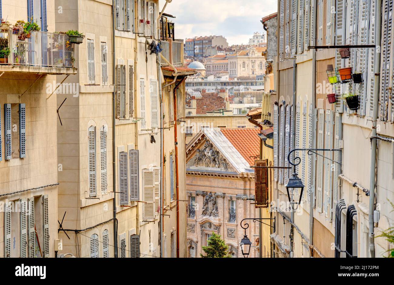 Marseille landmarks, HDR Image Stock Photo - Alamy