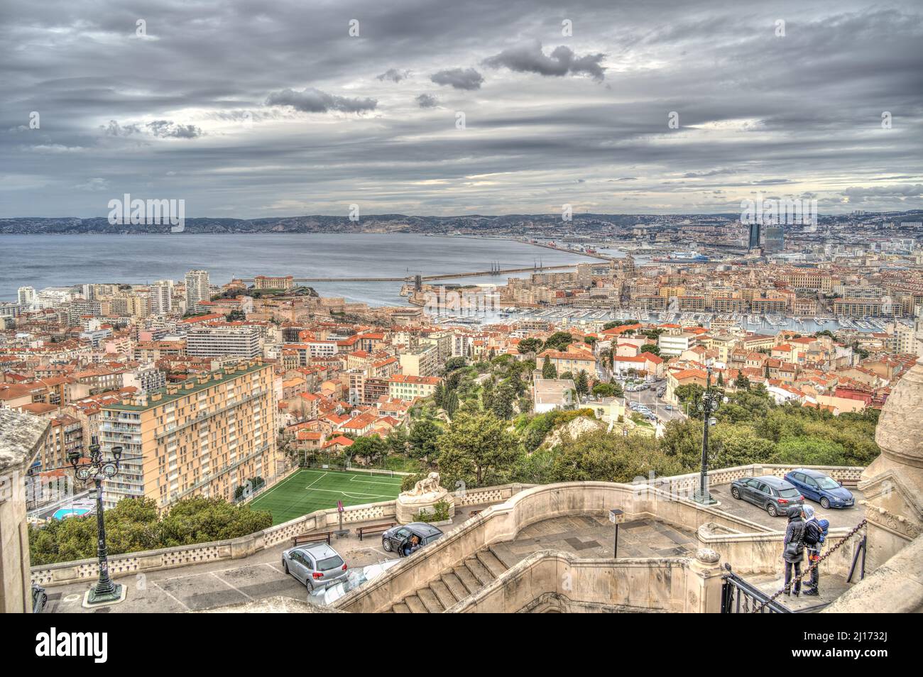 Marseille landmarks, HDR Image Stock Photo - Alamy