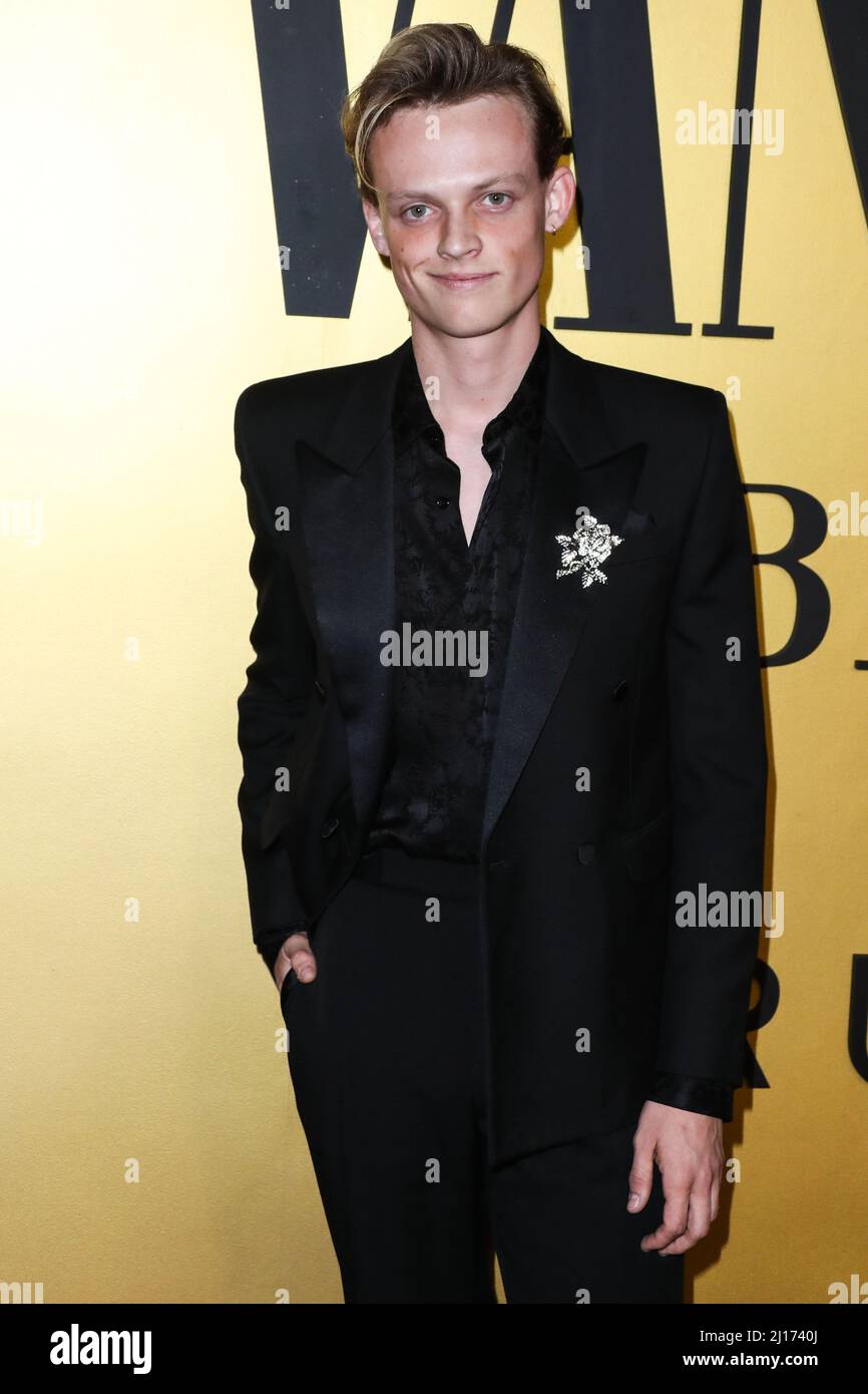 HOLLYWOOD, LOS ANGELES, CALIFORNIA, USA - MARCH 22: Anson Boon arrives ...